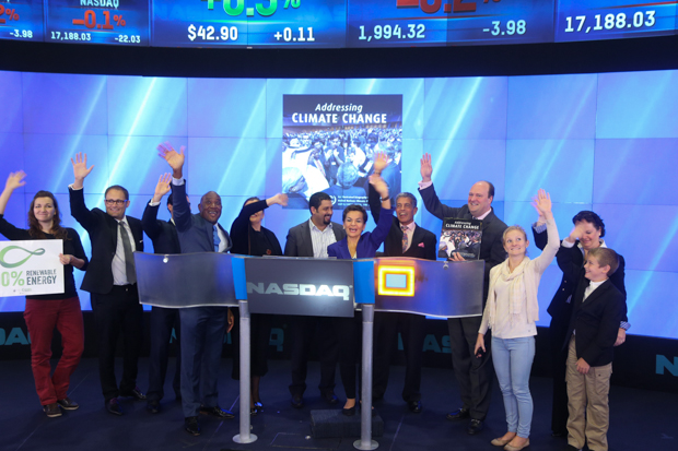 NASDAQ Rings in Investment Climate Change | UNFCCC