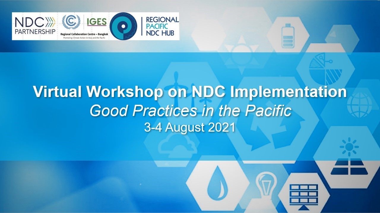 NDC Implementation: Good Practices in the Pacific | UNFCCC