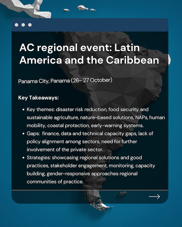 Adaptation Committee: Boosting region-wide coherence on adaptation | UNFCCC