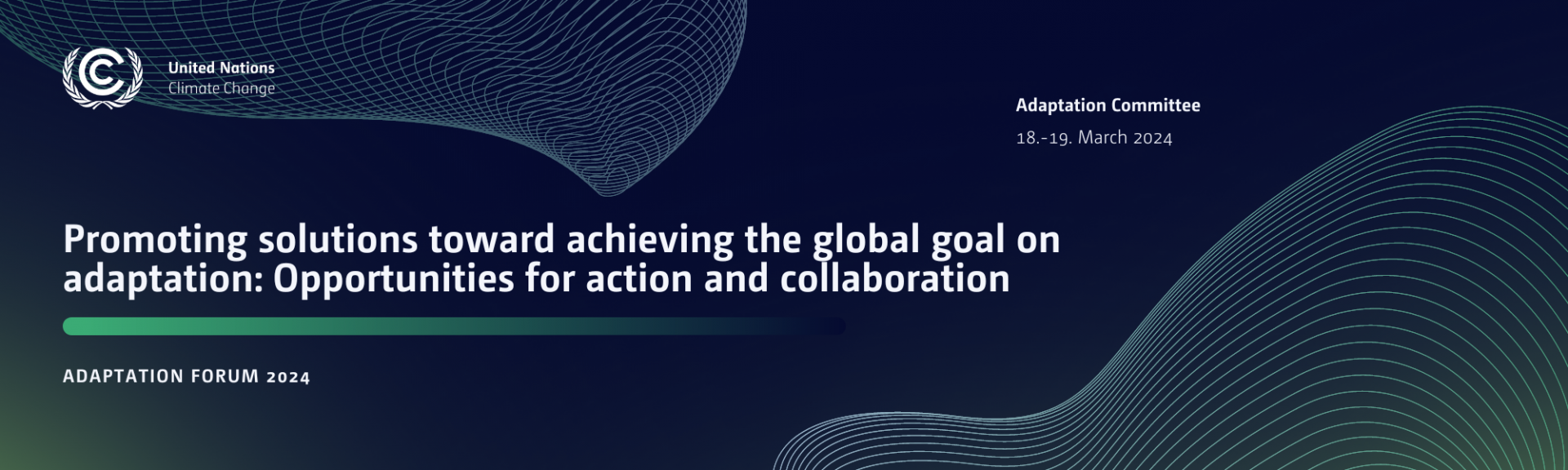 2024 Adaptation Forum by the Adaptation Committee | UNFCCC