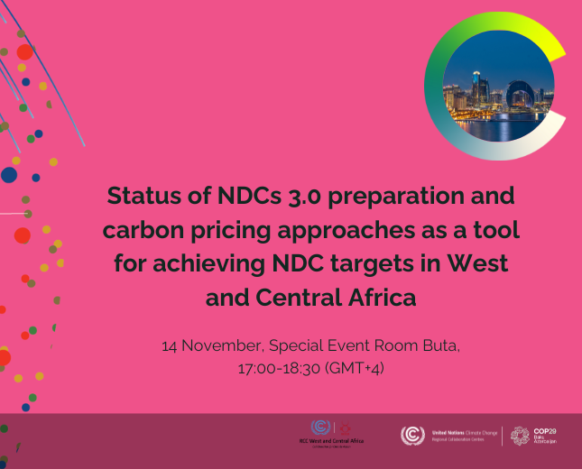 Status of NDCs 3.0 preparation and carbon pricing approaches as a tool ...